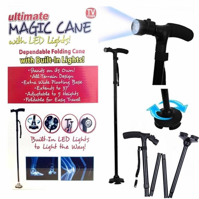 Bastón Ortopédico Plegable Con Luz Led – SHOPISHOP